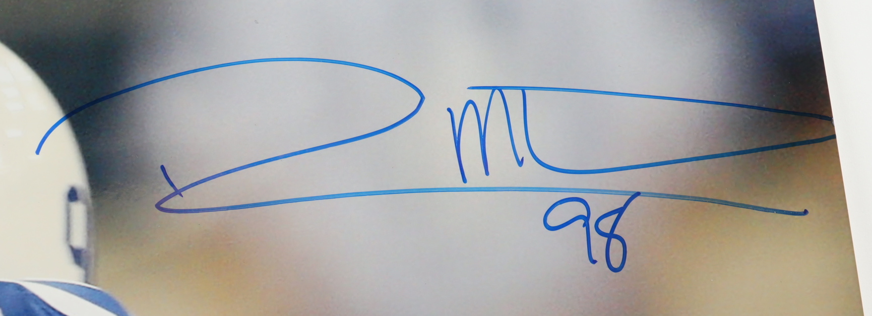 Robert Mathis Signed Colts 16x20 Photo (Beckett & Schwartz) | Pristine ...