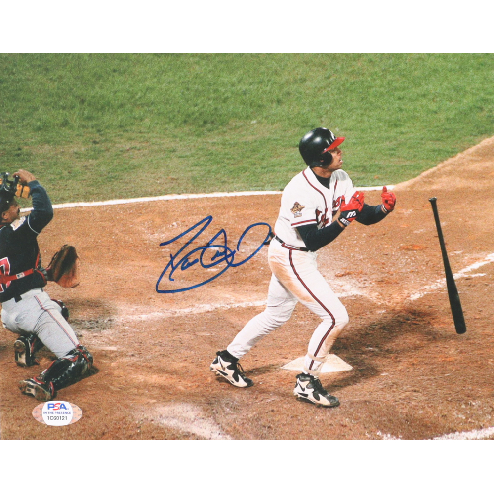David Justice Signed Braves 8x10 Photo (PSA) | Pristine Auction