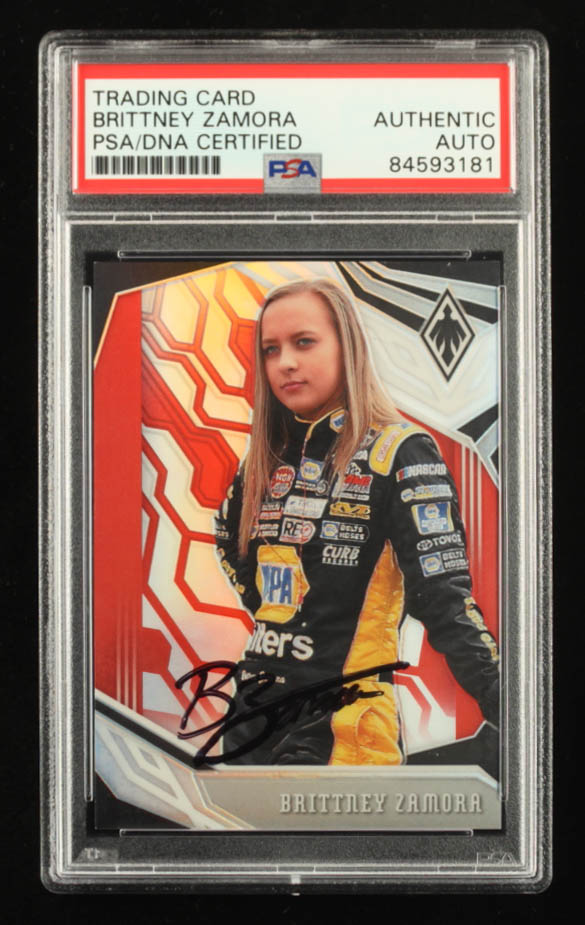 Brittney Zamora Signed 2020 Panini Phoenix #11 RC (PSA) | Pristine Auction