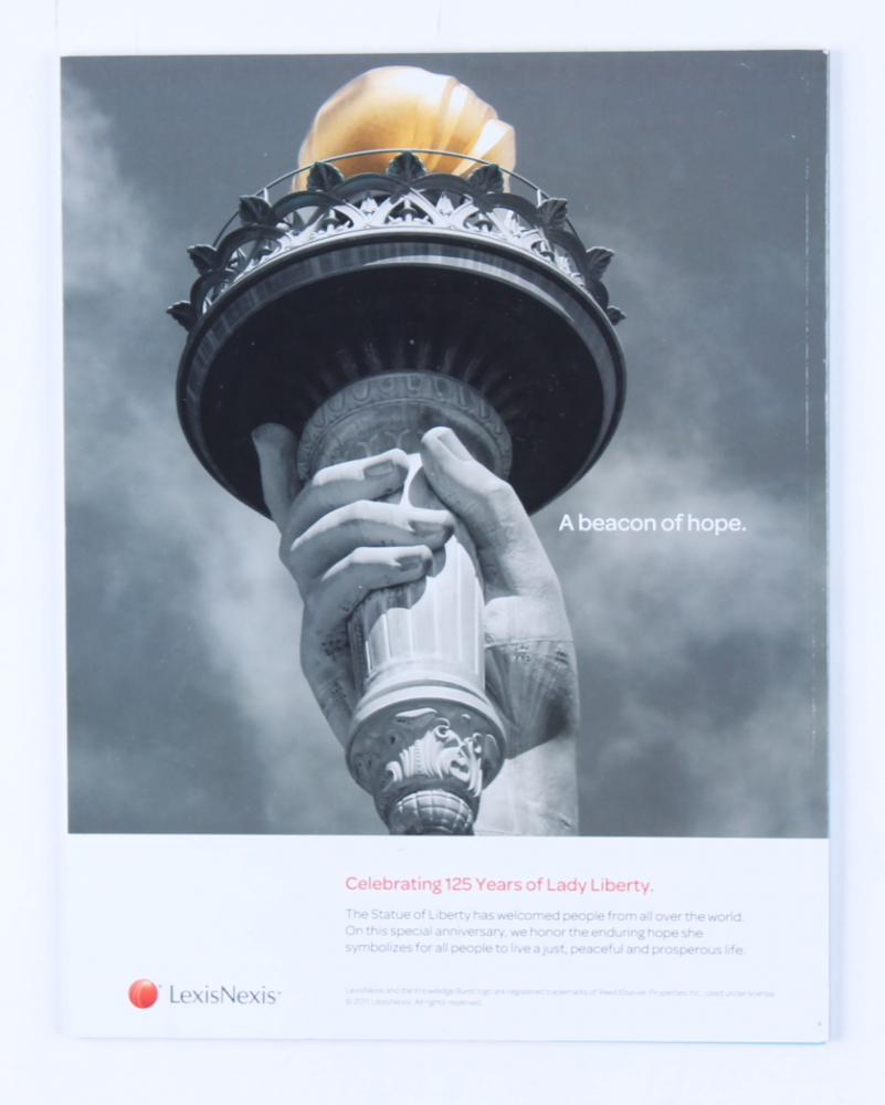 "The Statue of Liberty" LexisNexis Magazine | Pristine Auction