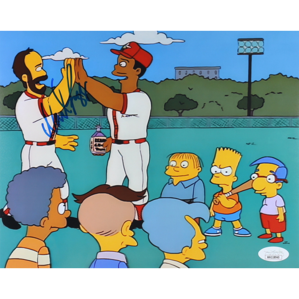 Wade Boggs Signed "The Simpsons" 8x10 Photo (JSA) | Pristine Auction