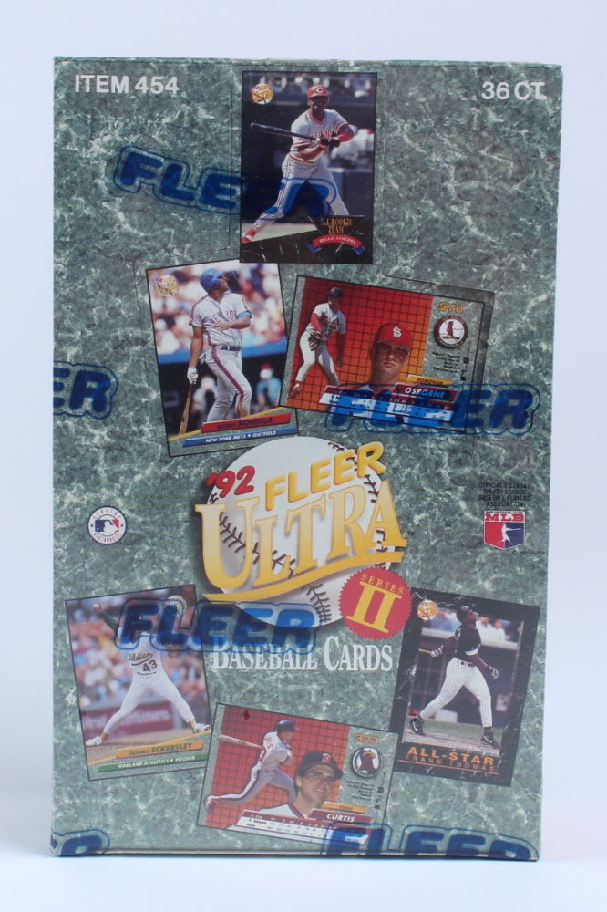 1992 Fleer Ultra Series 2 Baseball Hobby Box with (36) Packs | Pristine ...