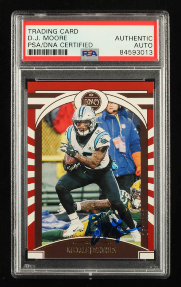 D.J. Moore Signed 2020 Panini Legacy #88 (PSA) | Pristine Auction