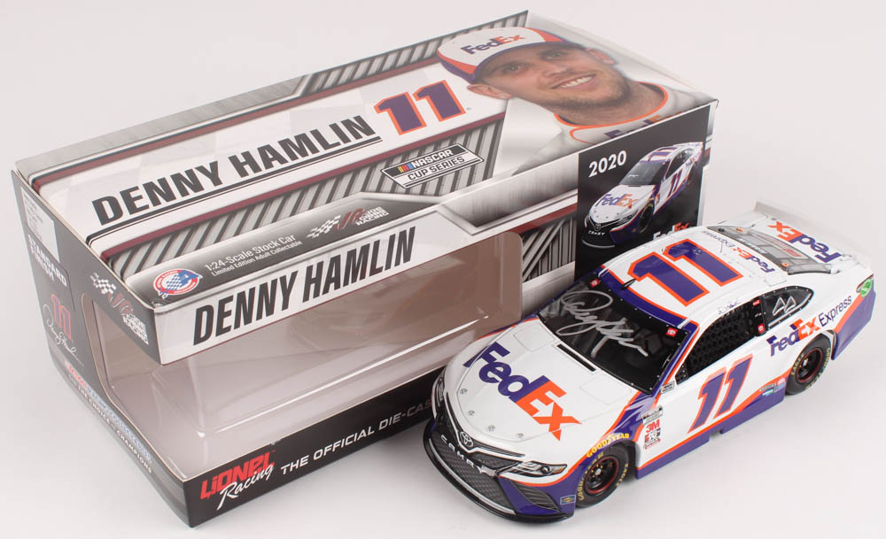 Denny Hamlin Signed 2020 NASCAR #11 FedEx Express - 1:24 Premium Action ...