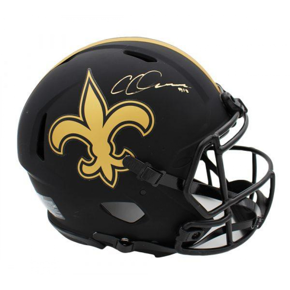 Chris Olave Signed Signed Saints Full-Size Eclipse Alternate Speed ...