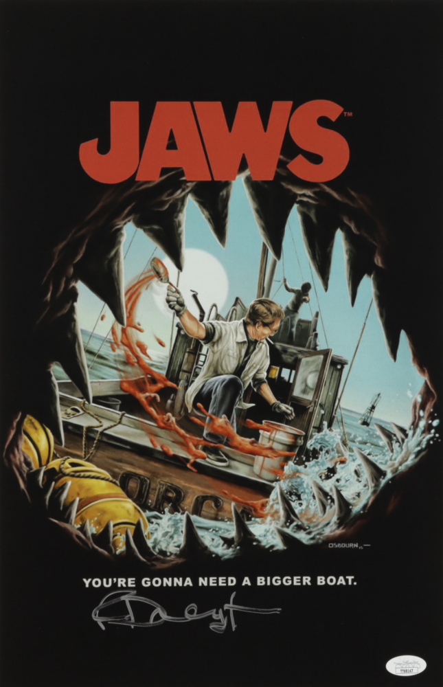 Richard Dreyfuss Signed "Jaws" 11x17 Poster (JSA) | Pristine Auction