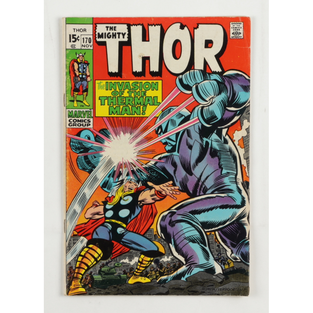 1969 "Thor" Issue #170 Marvel Comic Book | Pristine Auction