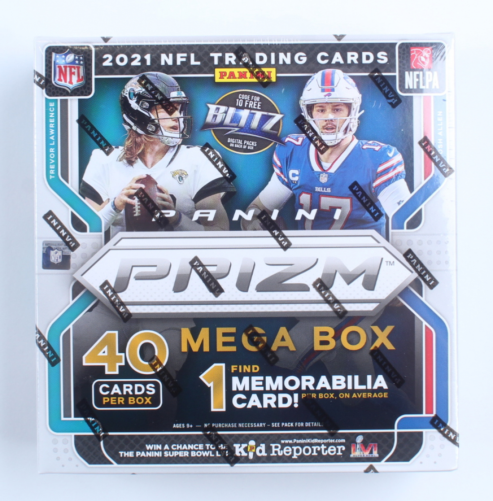 2021 Panini Prizm Football Mega Box with (10) Packs | Pristine Auction