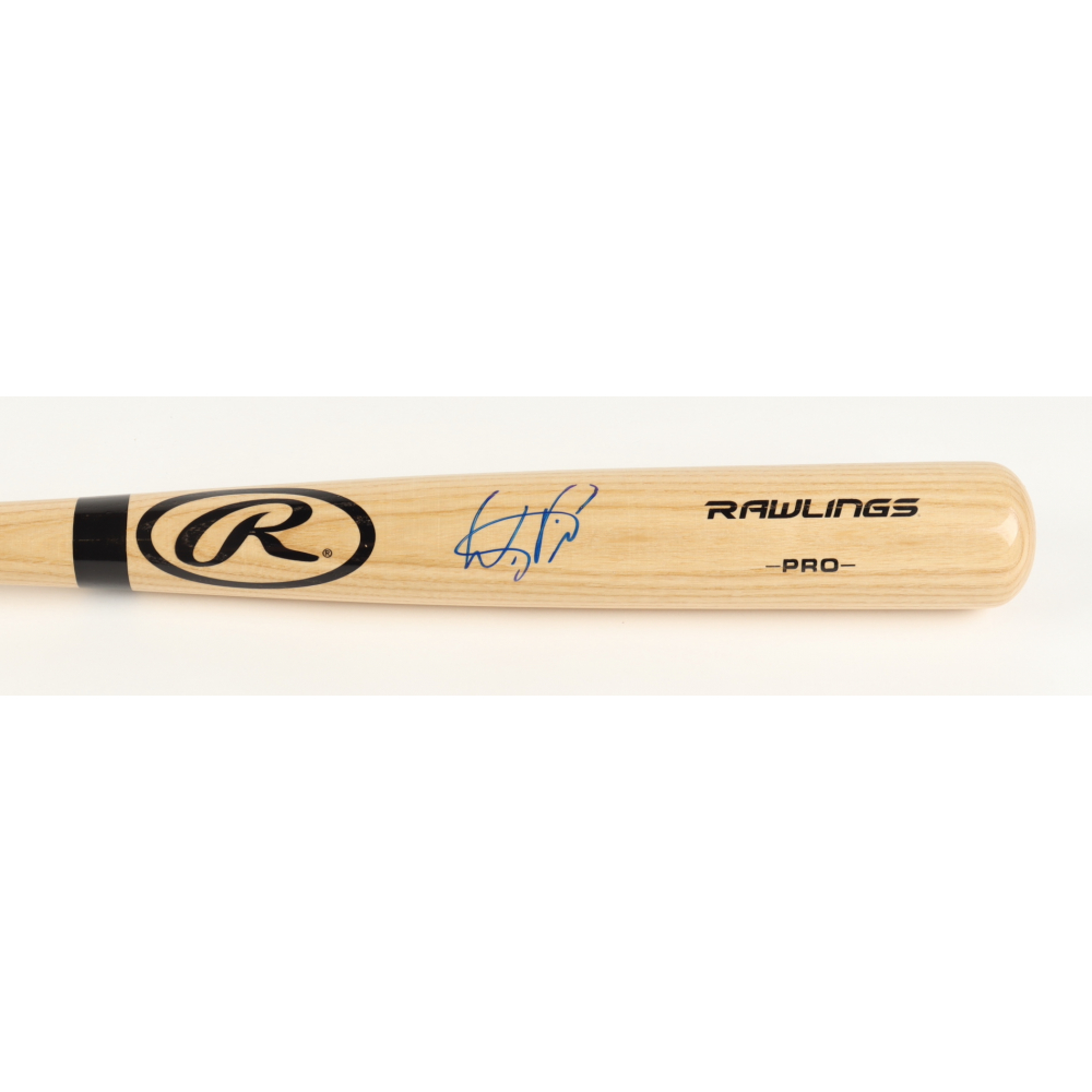 Wander Franco Signed Rawlings Pro Baseball Bat (JSA & Franco ...