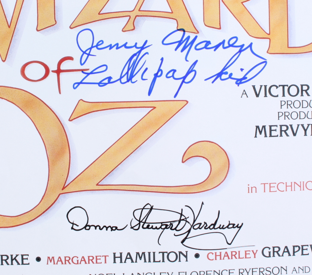 "The Wizard of Oz" 16x24 Photo Cast-Signed by (4) with Mickey Carroll ...