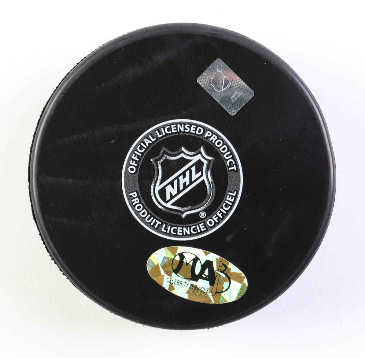 Mark Recchi Signed Flyers Logo Hockey Puck Inscribed "HOF 2017" (MAB ...