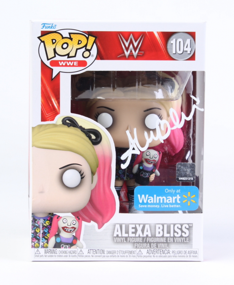 Alexa Bliss Signed "WWE" #104 Funko Pop! Vinyl Figure (Beckett ...