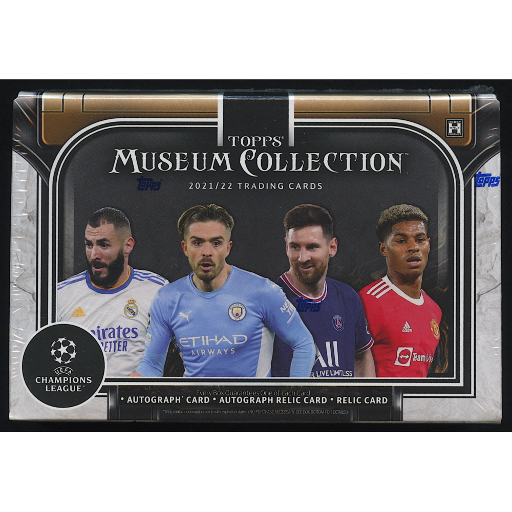 2021-22 Topps UEFA Champions League Museum Collection Soccer Hobby Box ...