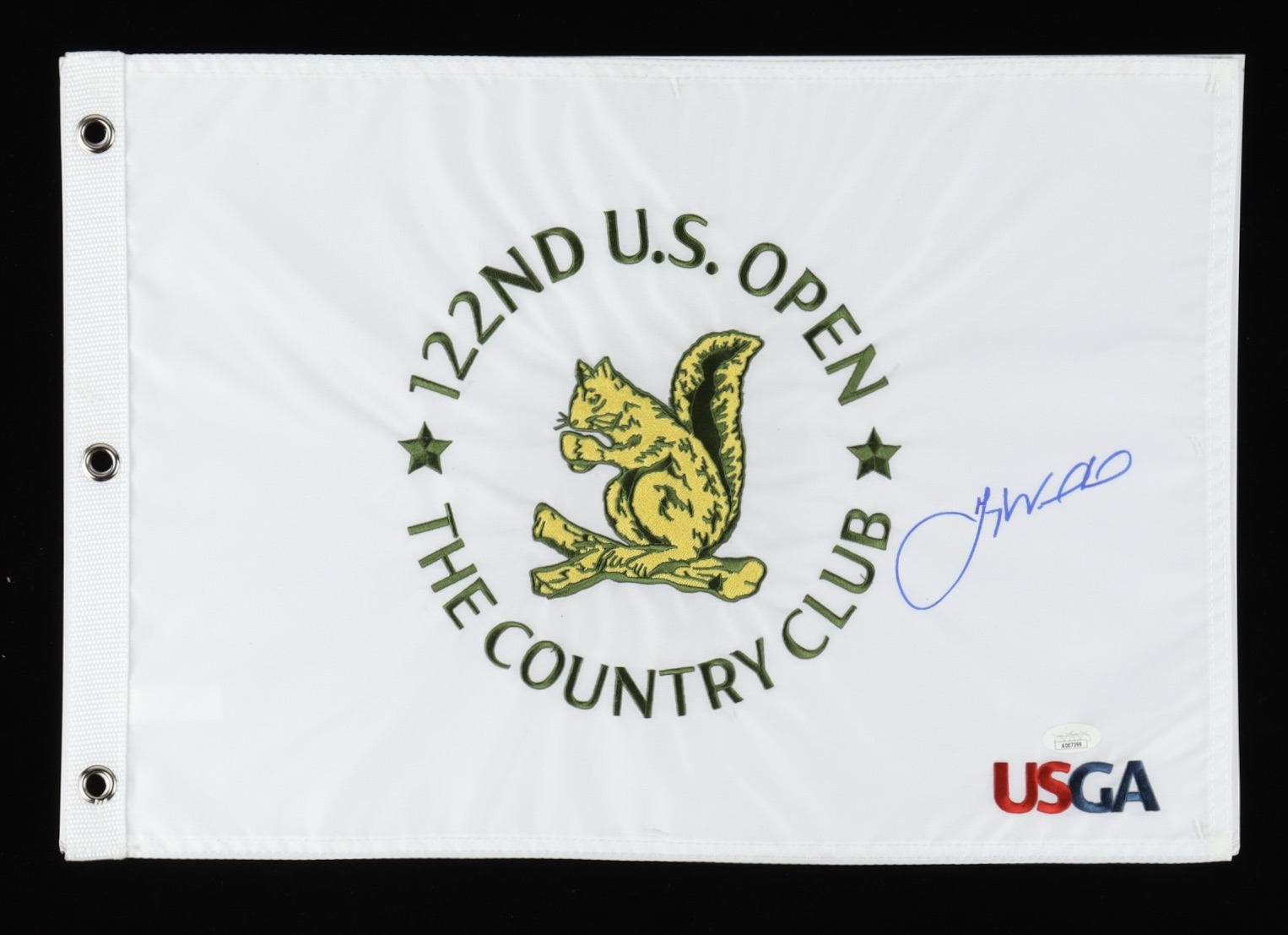 Gary Woodland Signed 2022 US Open Pin Flag (JSA) | Pristine Auction