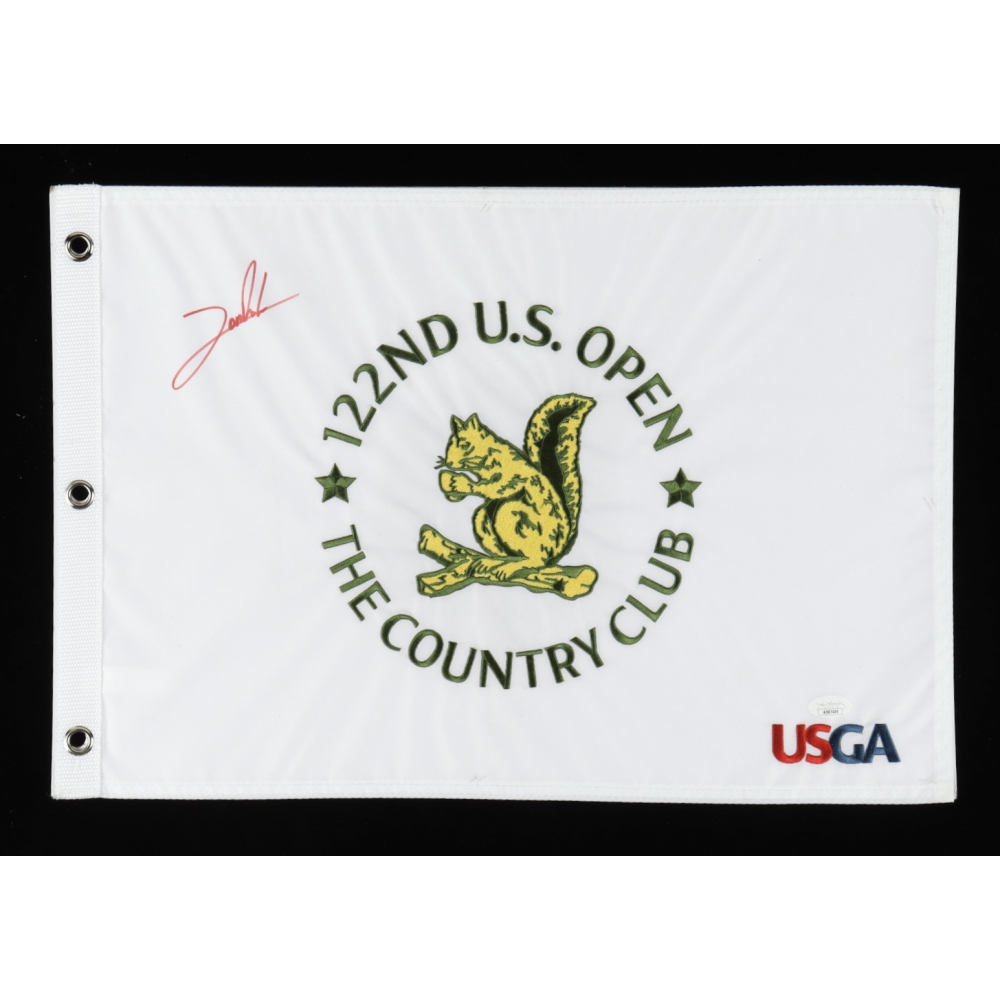 Jon Rahm Signed 2022 US Open Pin Flag (JSA) | Pristine Auction