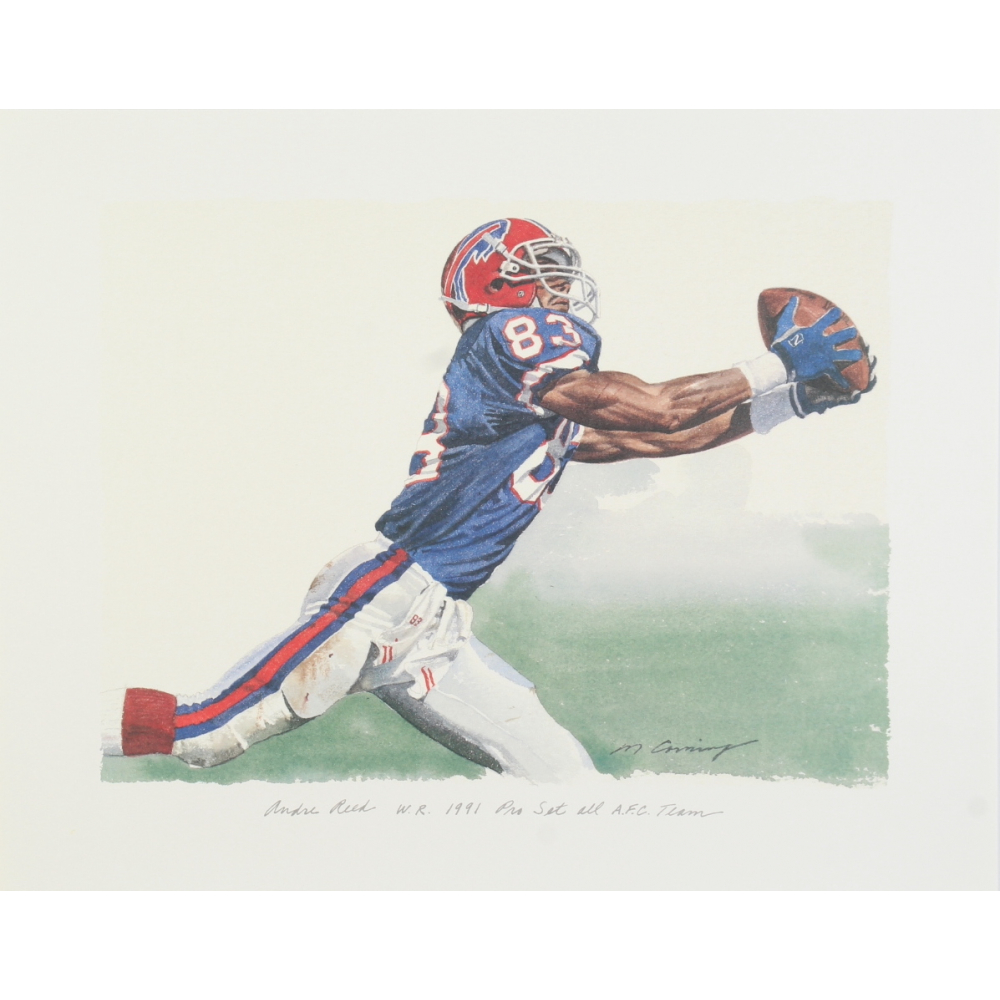 Andre Reed Bills 12x13 Print | Pristine Auction