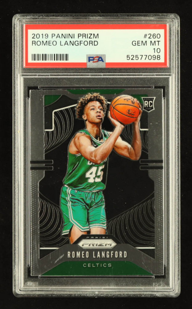 Romeo Langford 2019-20 Panini Prizm #260 RC (PSA 10) | Pristine Auction