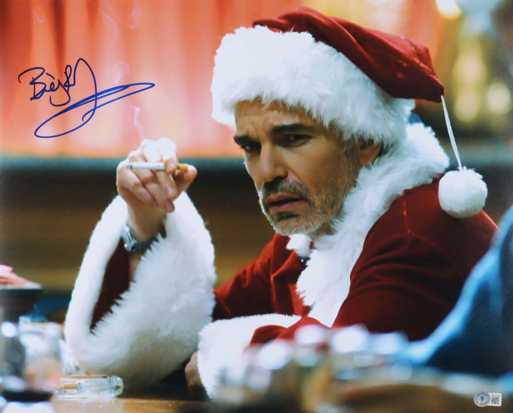 Billy Bob Thornton Signed "Bad Santa" 16x20 Photo (Beckett) | Pristine ...