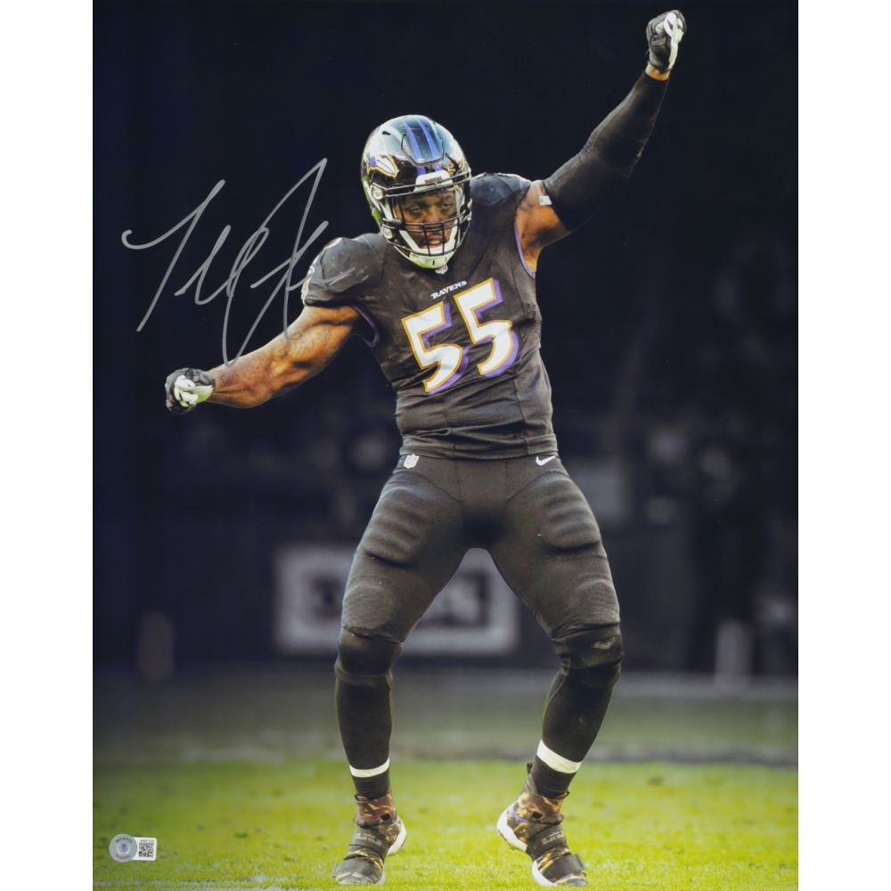 Terrell Suggs Signed Ravens 16x20 Photo (Beckett) | Pristine Auction