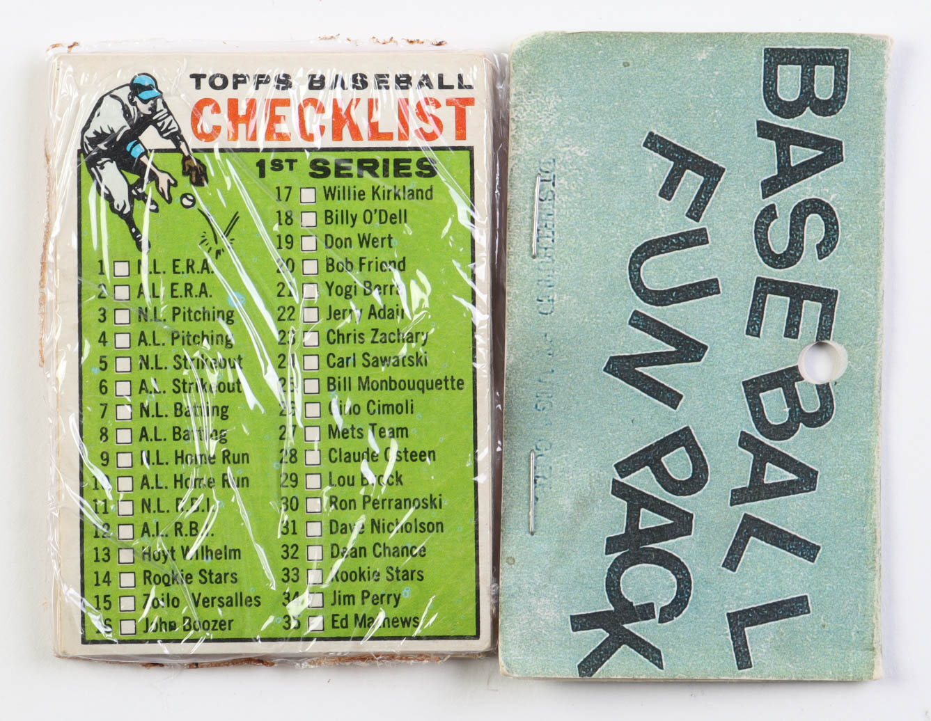 1964 Topps Baseball Card Fun Pack with (10) Cards | Pristine Auction