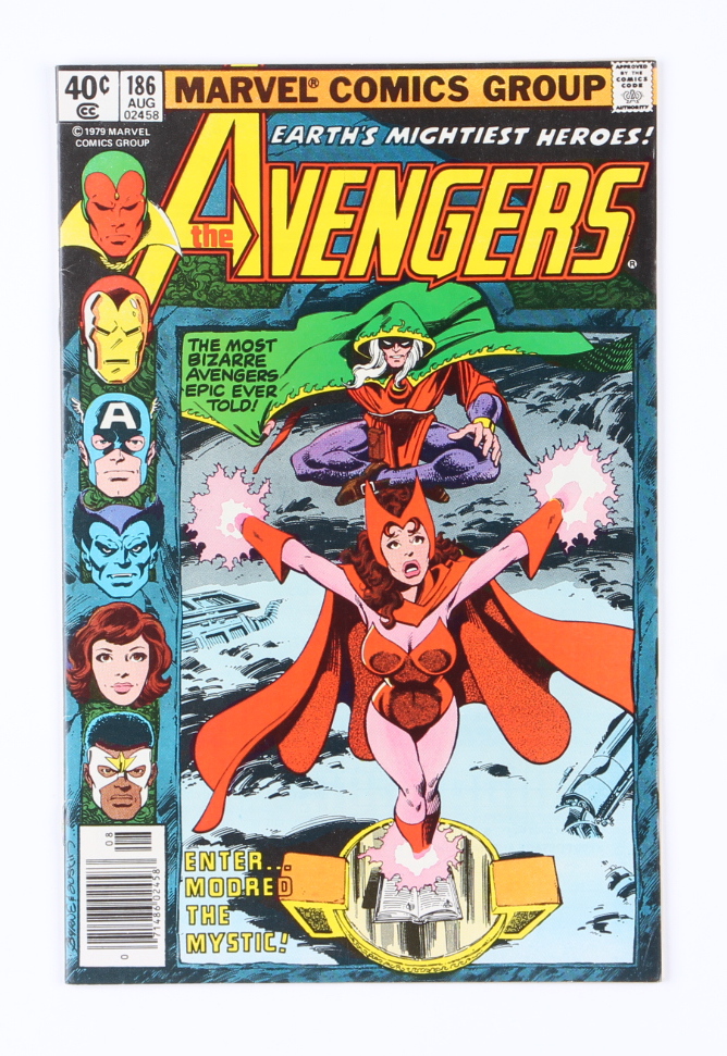 1979 "The Avengers" Issue #186 Marvel Comic Book | Pristine Auction