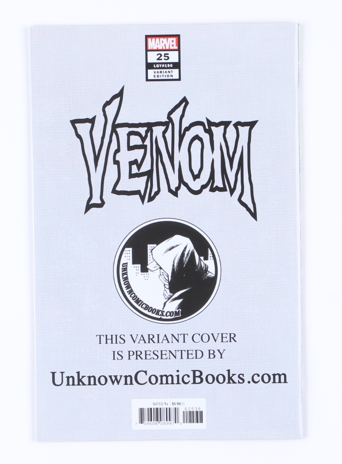 Tyler Kirkham Signed 2020 "Venom" Issue #25 Marvel Comic Book (Unknown ...