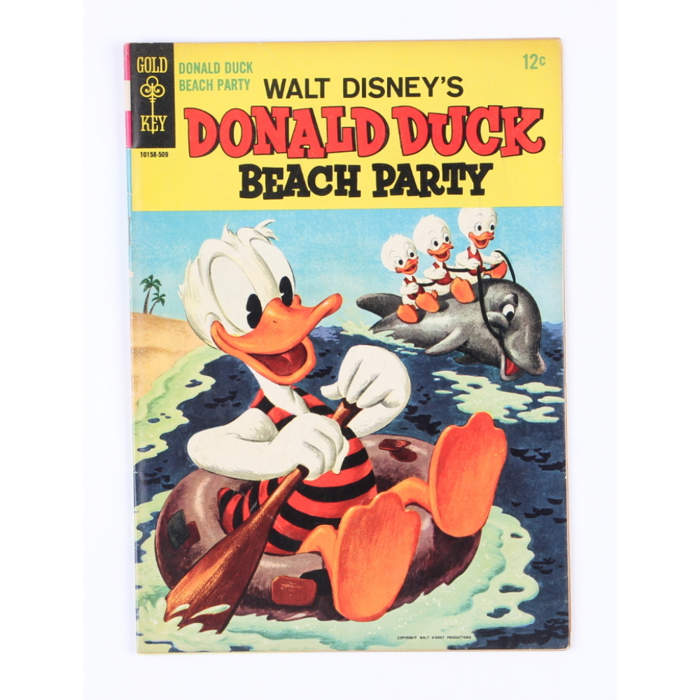 1965 "Donald Duck Beach Party" Issue #1 Gold Key Comic Book | Pristine ...