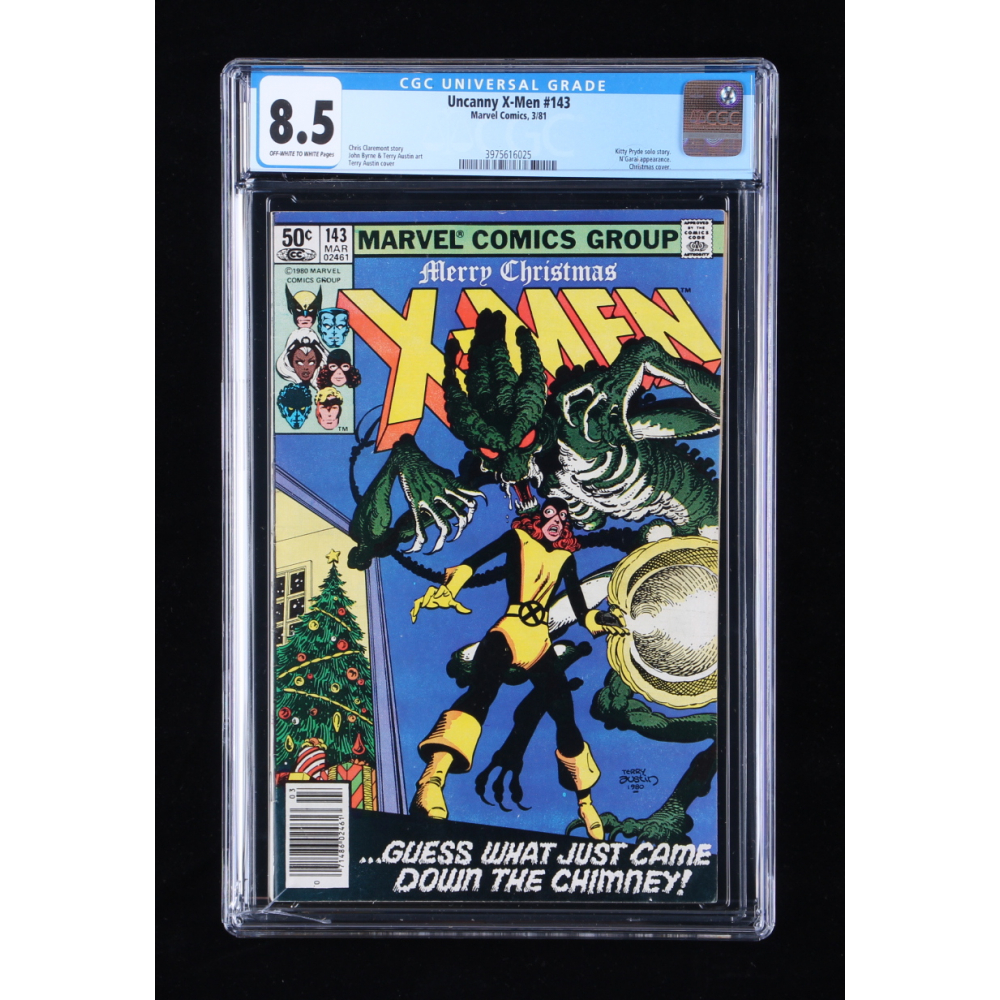 1981 "Uncanny X-Men" Issue #143 Marvel Comic Book (CGC 8.5) | Pristine ...