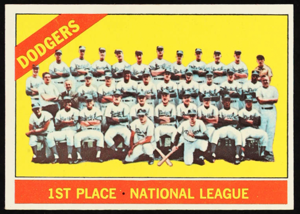 Los Angeles Dodgers 1966 Topps #238 TC | Pristine Auction
