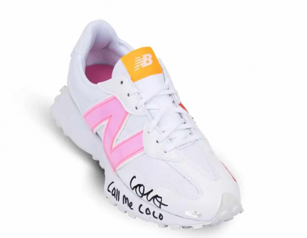 Coco Gauff Signed LE Pair of New Balance Tennis Shoes Inscribed "Call ...