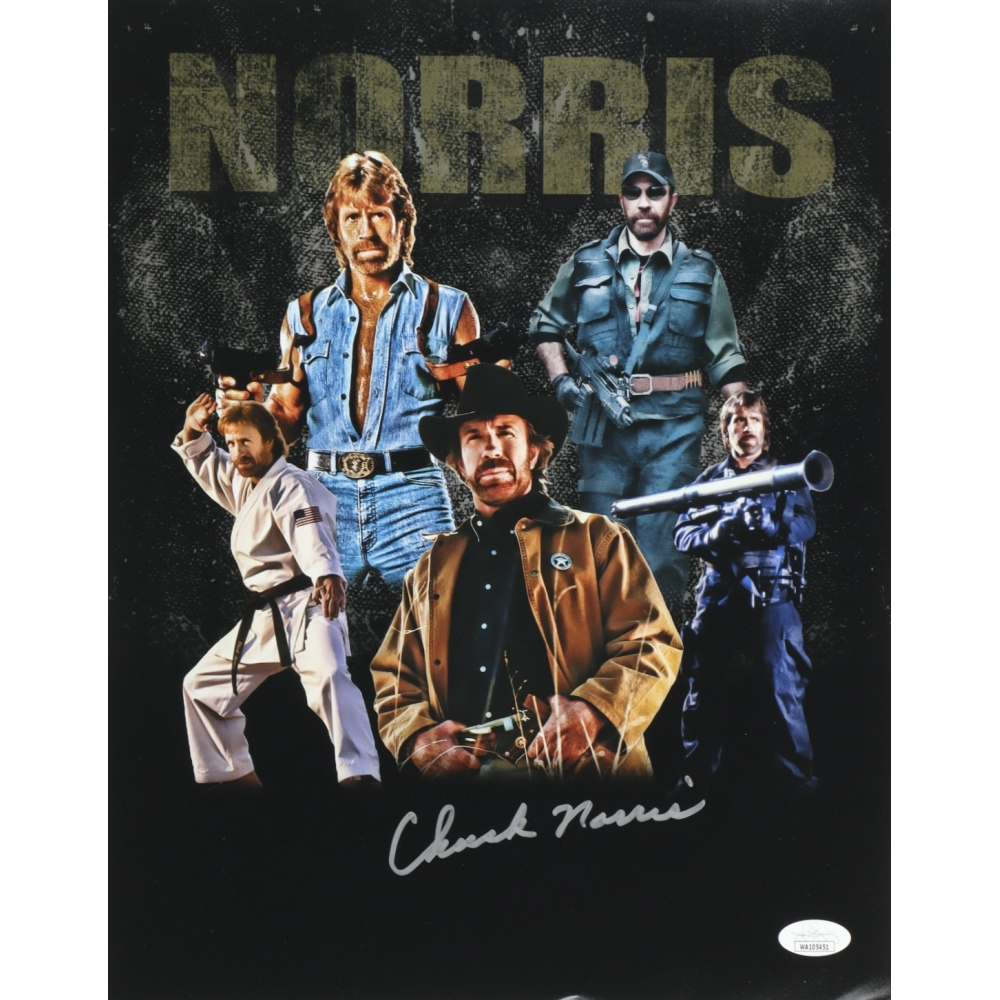 Chuck Norris Signed 11x14 Photo (JSA) | Pristine Auction
