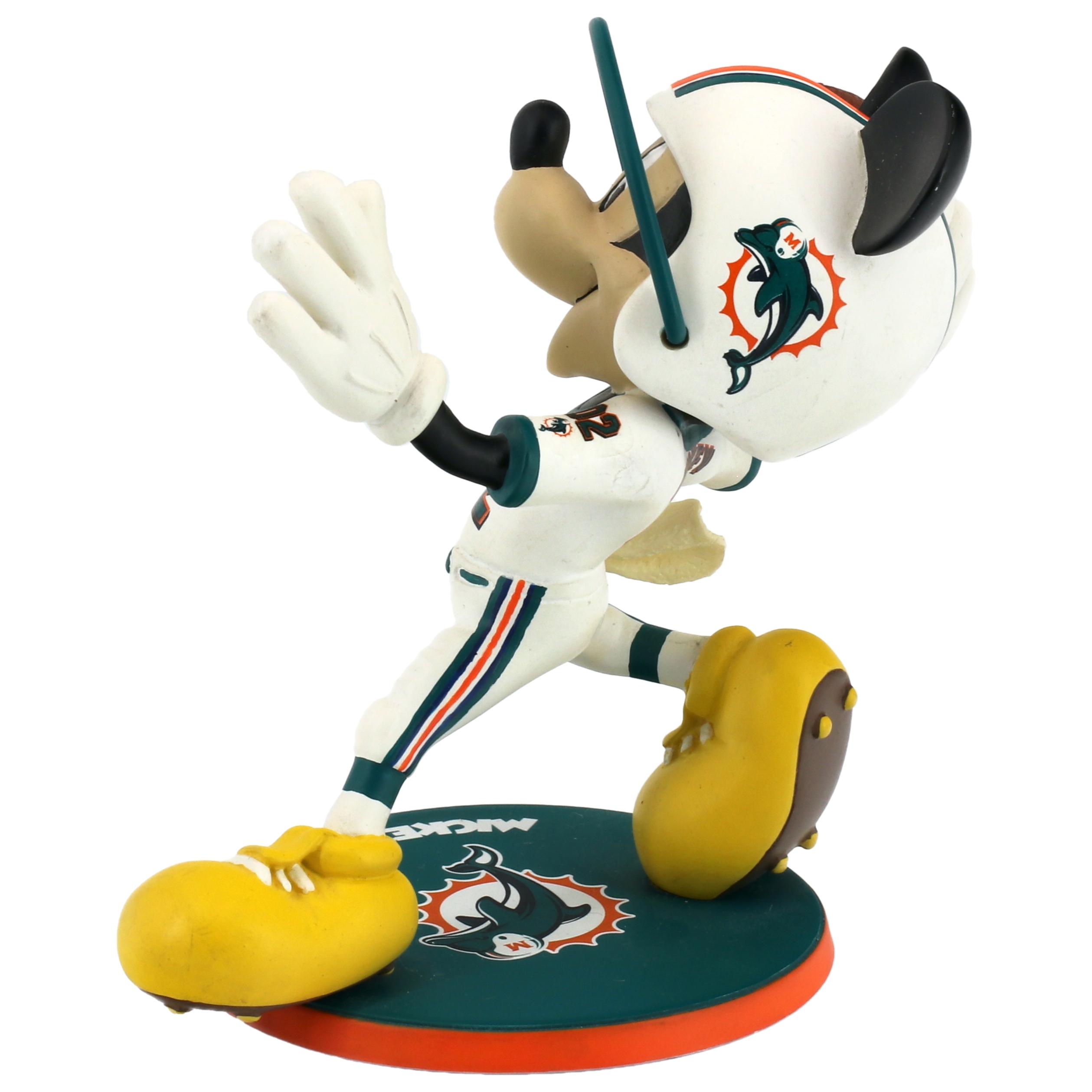 Mickey Mouse Dolphins Danbury Mint Disney NFL Quarterback Figurine ...