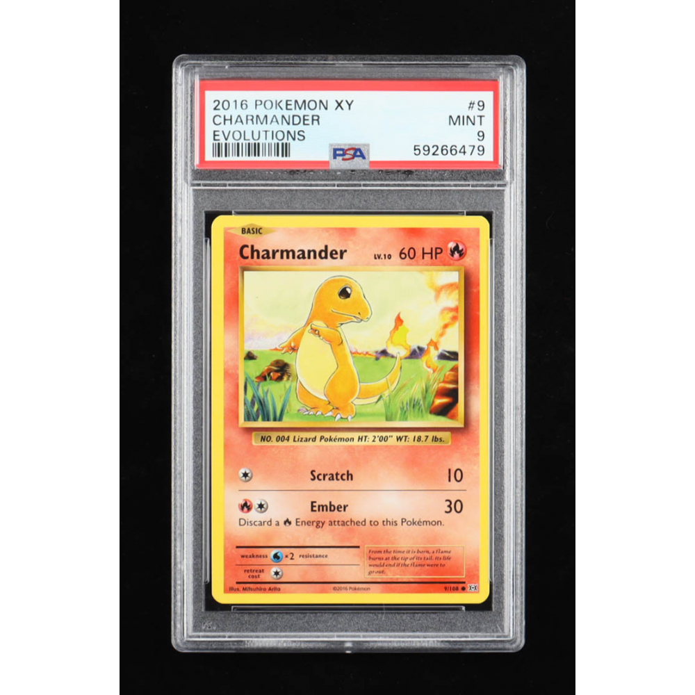 Charmander 2016 Pokemon Evolutions #9 | Pristine Auction