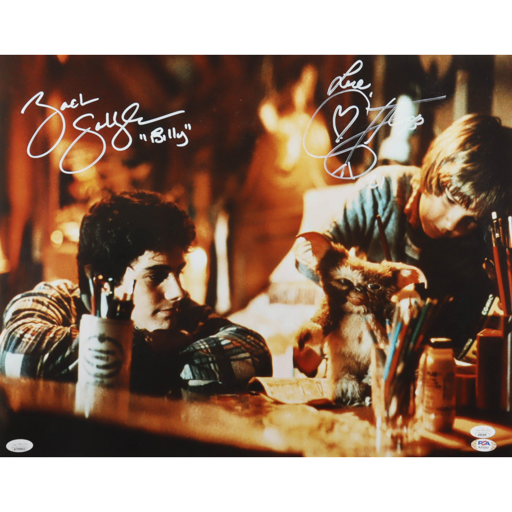 Corey Feldman & Zach Galligan Signed "Gremlins" 16x20 Photo Inscribed ...