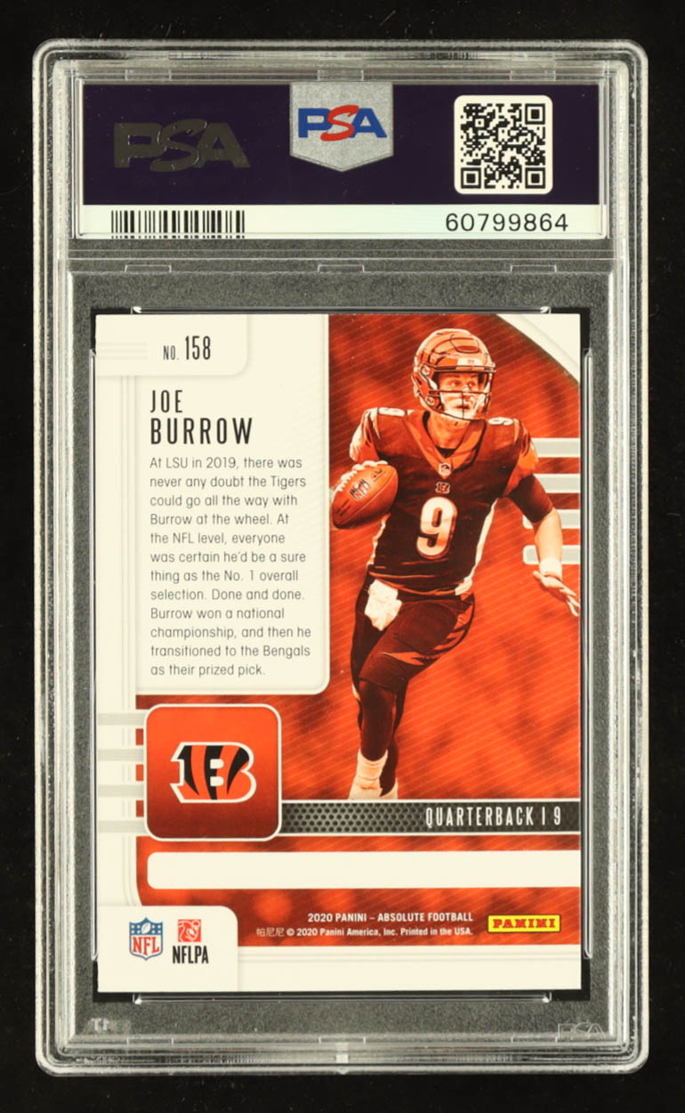 Joe Burrow 2020 Absolute #158 RC (PSA 9) | Pristine Auction