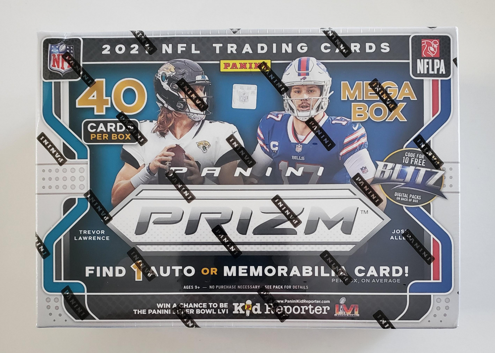 2021 Panini Prizm Football Mega Box with (10) Packs | Pristine Auction