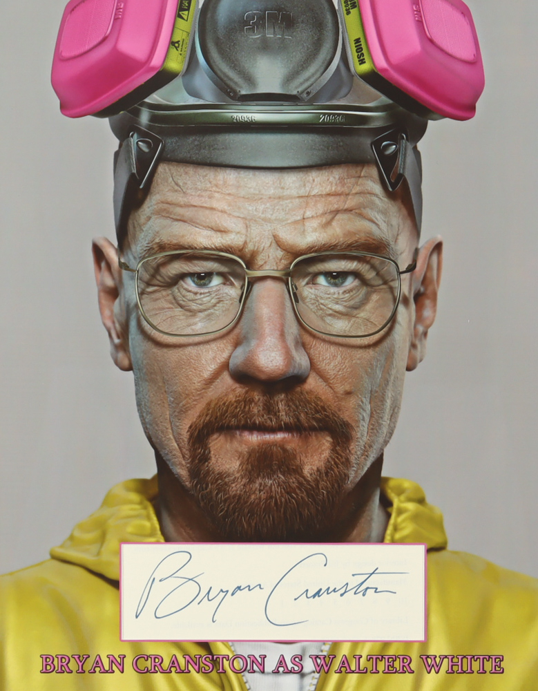 Bryan Cranston Signed "Breaking Bad" 8x10 Custom Cut Display (ACOA ...