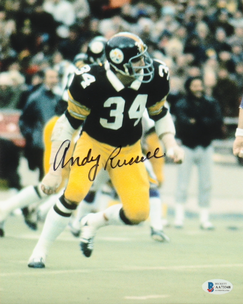 Andy Russell Signed Steelers 8x10 Photo (Beckett) | Pristine Auction