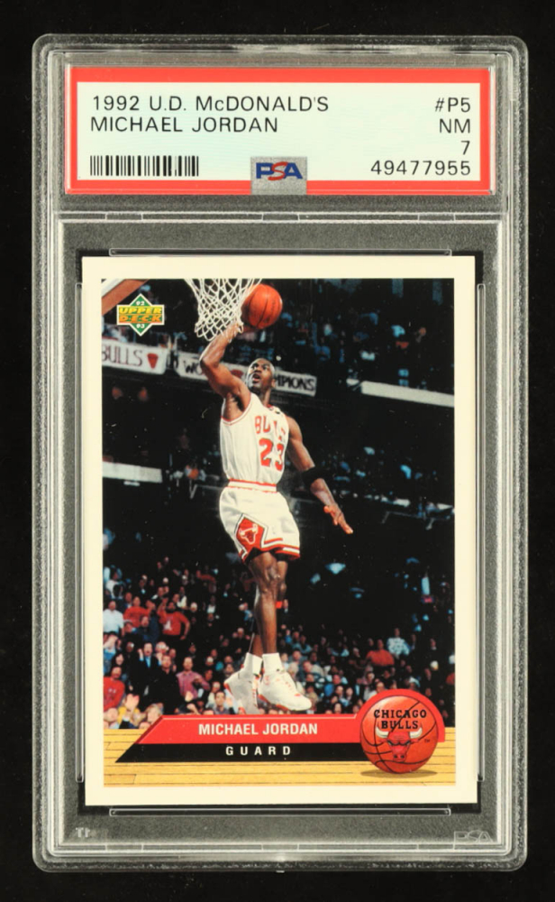 Michael Jordan 1992-93 Upper Deck McDonald's #P5 (PSA 7) | Pristine Auction