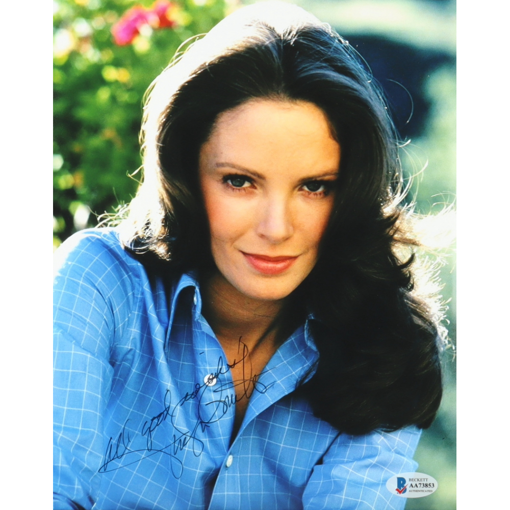 Jaclyn Smith Signed 8x10 Photo Inscribed "All Good Wishes" (Beckett ...