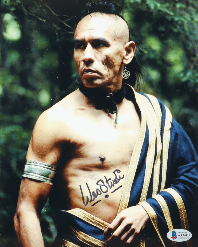 Wes Studi Signed "The Last of the Mohicans" 8x10 Photo (Beckett) | Pristine Auction