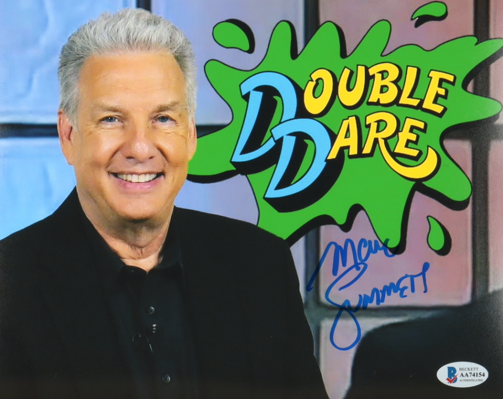 Marc Summers Signed "Double Dare" 8x10 Photo (Beckett) | Pristine Auction