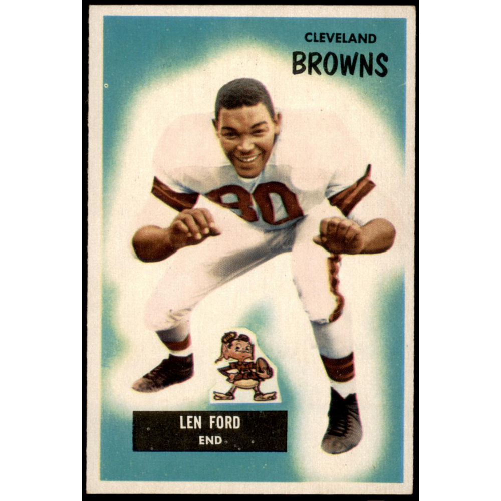 Len Ford 1955 Bowman #14 RC | Pristine Auction