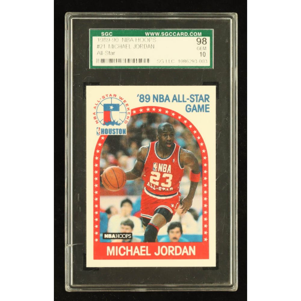 Michael Jordan 1989-90 Hoops #21 AS (SGC 10) | Pristine Auction