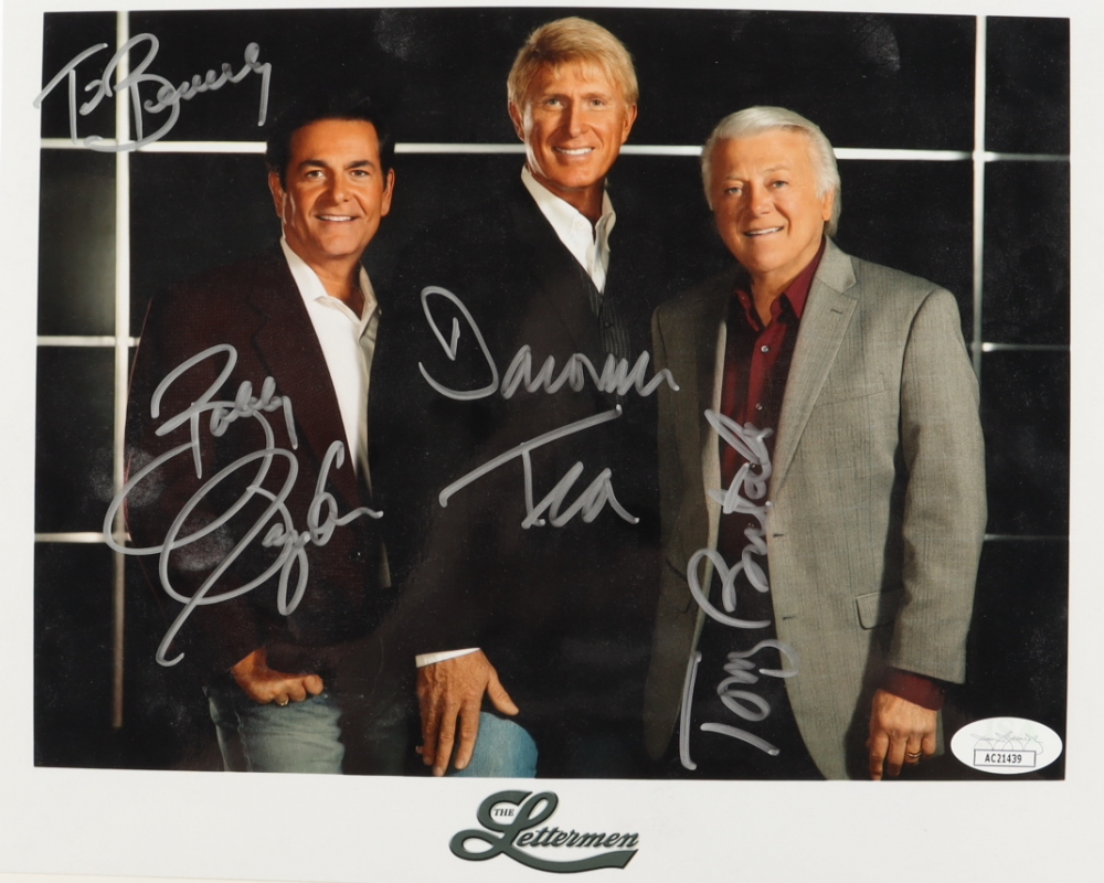 Donovan "Scott" Tea, Tony Butala & Bobby Poynton Signed The Lettermen ...
