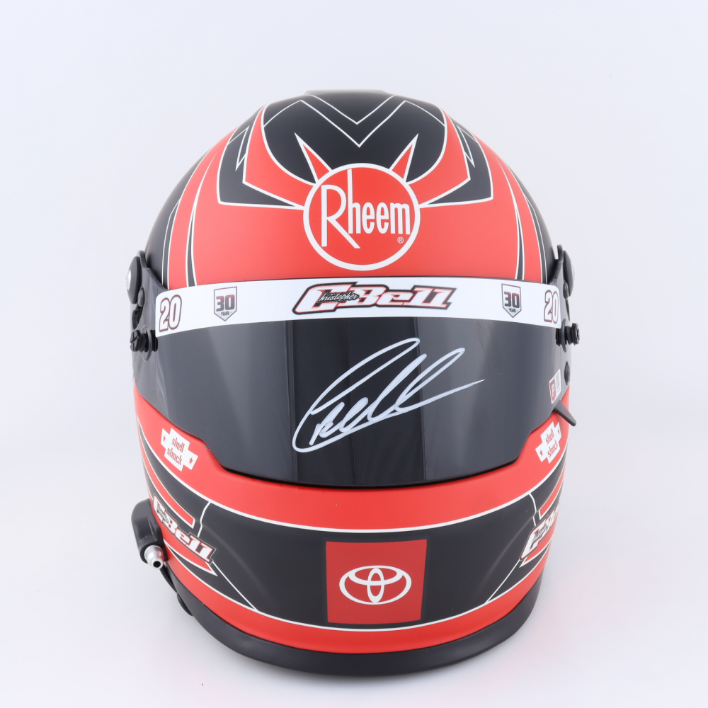 Christopher Bell Signed NASCAR #20 2021 Rheem Full-Size Helmet (PA ...