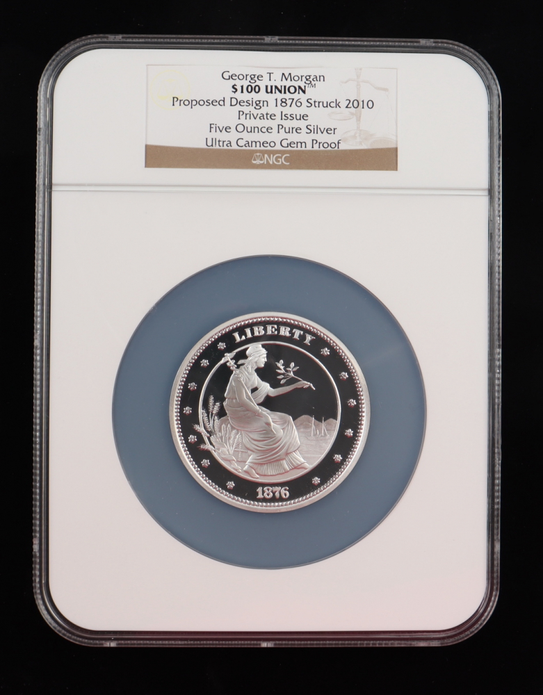 2010 Private Issue George T. Morgan Union 1876 Design $100 One Hundred ...