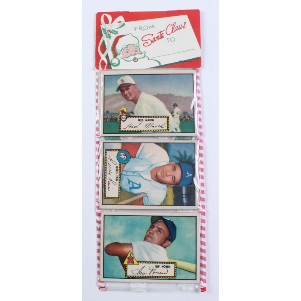 1952 Topps Baseball Christmas Rack Pack with (12) Cards | Pristine Auction