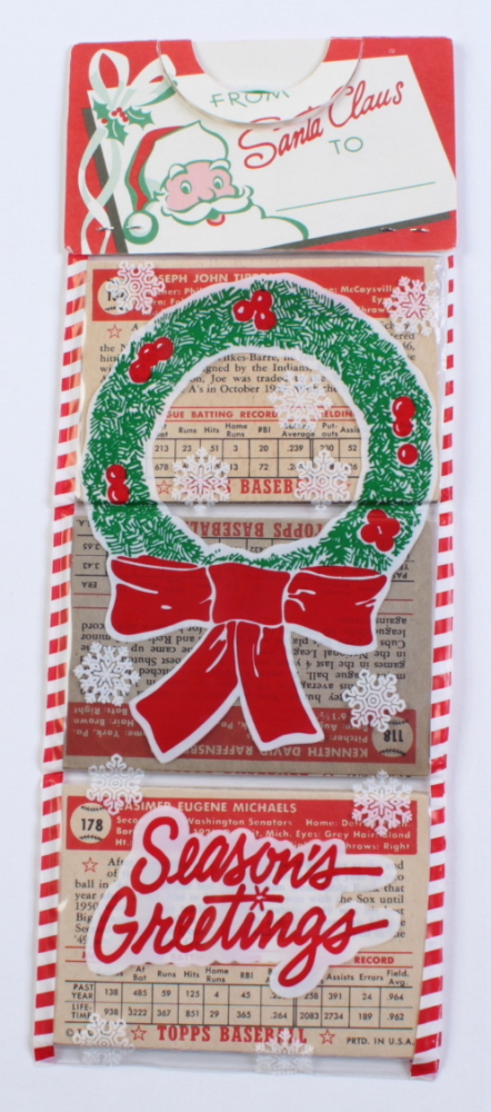 1952 Topps Baseball Christmas Rack Pack with (12) Cards | Pristine Auction