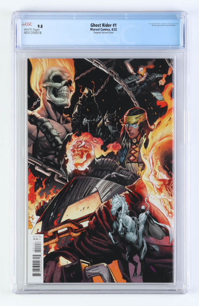 2022 "Ghost Rider" Issue #1 Marvel Comic Book (CGC 9.8) | Pristine Auction